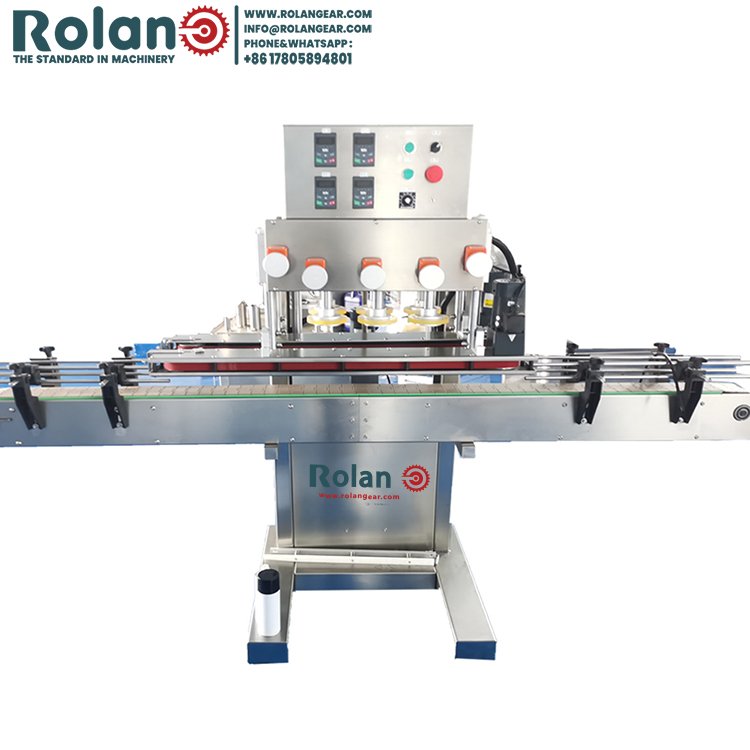 Linear 6-wheel capping machine Rolan ⚙